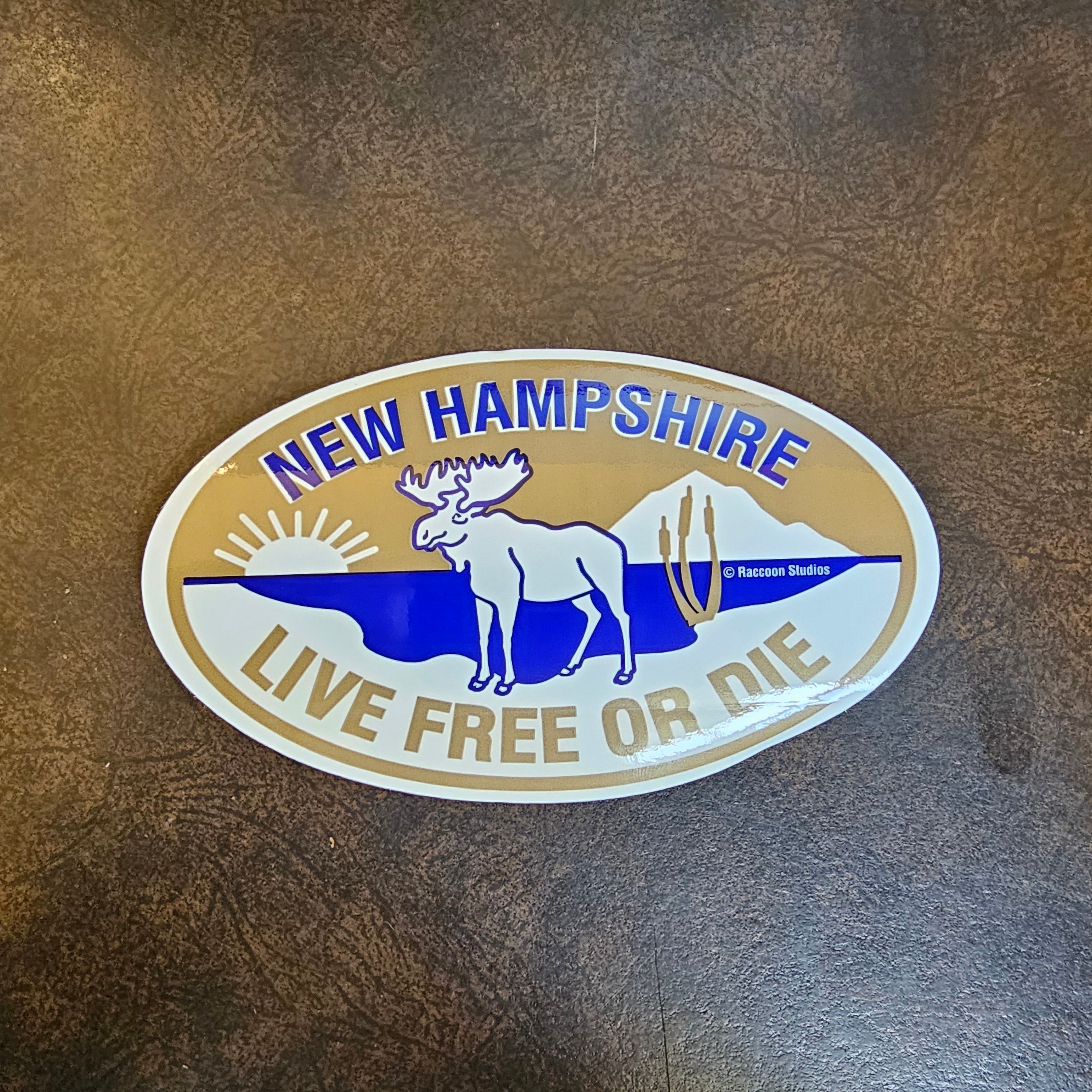 NH Moose LFOD sticker | NH State House Visitor Center