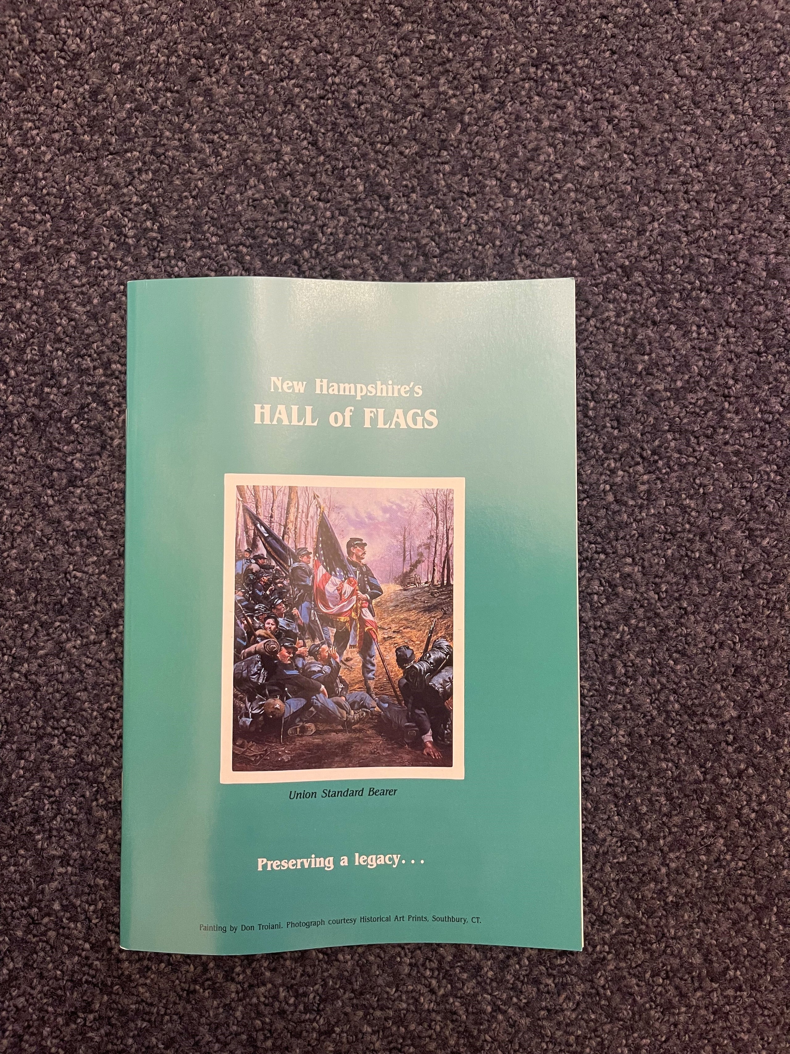 Hall of Flags Book | NH State House Visitor Center