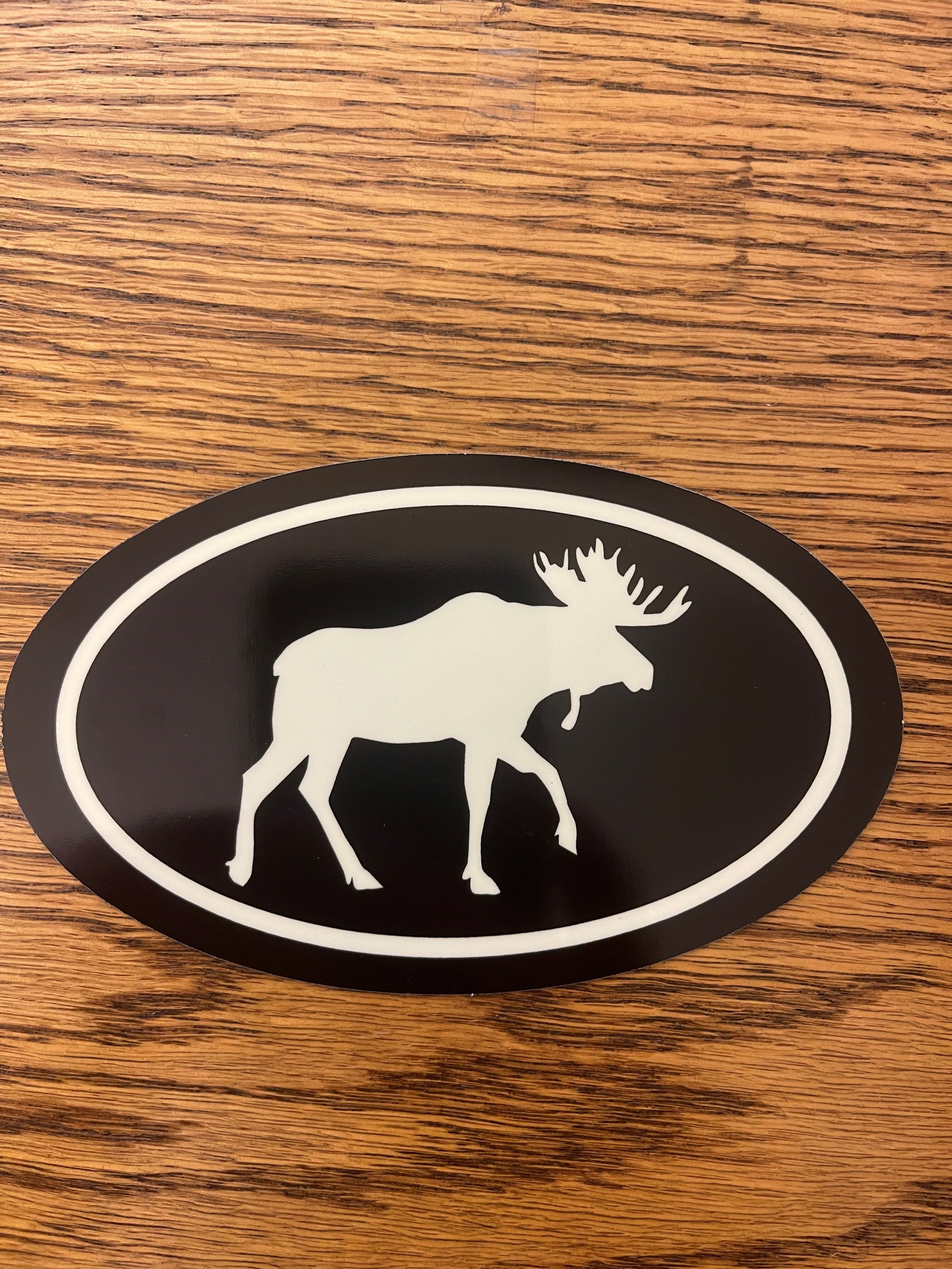 Moose Sticker - Glow in the dark | NH State House Visitor Center